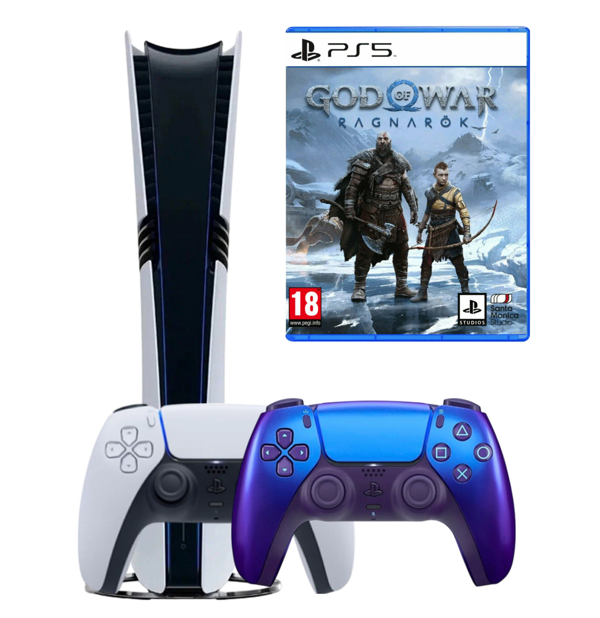 Игровая приставка PS5 Pro+ игра God of War+Indigo