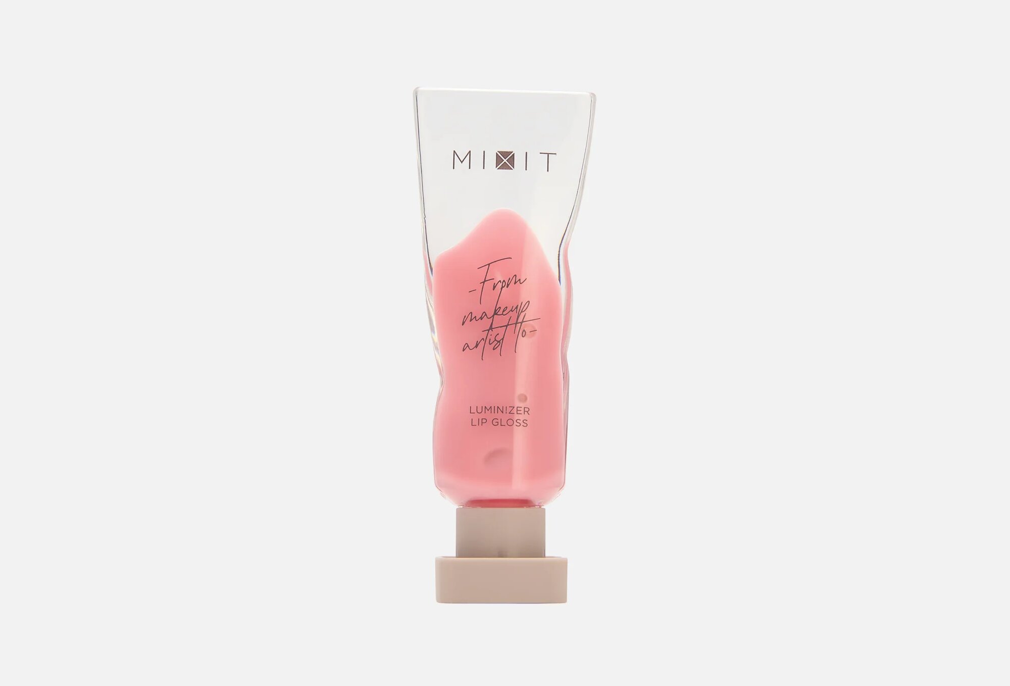 Блеск для губ MIXIT "Luminizer", увлажняющий, с эффектом увеличения объема тон 02