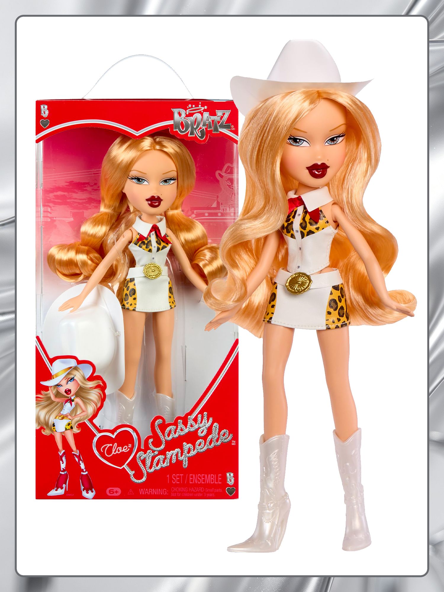 Братц Sassy Stampede Cloe модная кукла