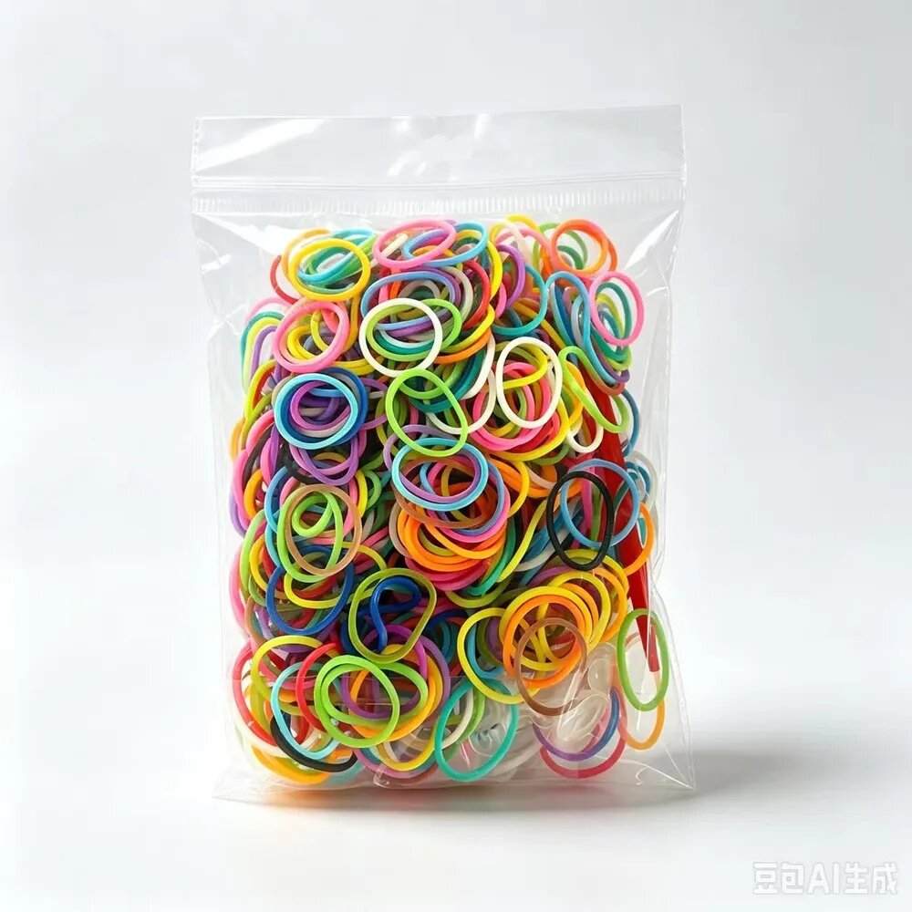Резиночки Для Плетения Браслетов Набор 600 Шт . Резинки RAINBOW LOOM Карибы зелёный Перламутр Pearl Carribean G B0158
