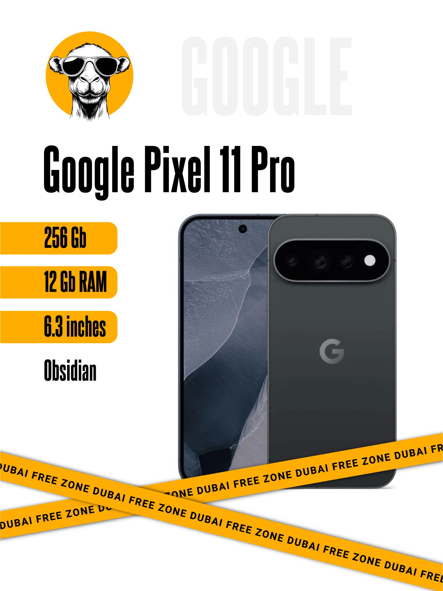 Смартфон Google Pixel 11 Pro 12/256Gb Obsidian
