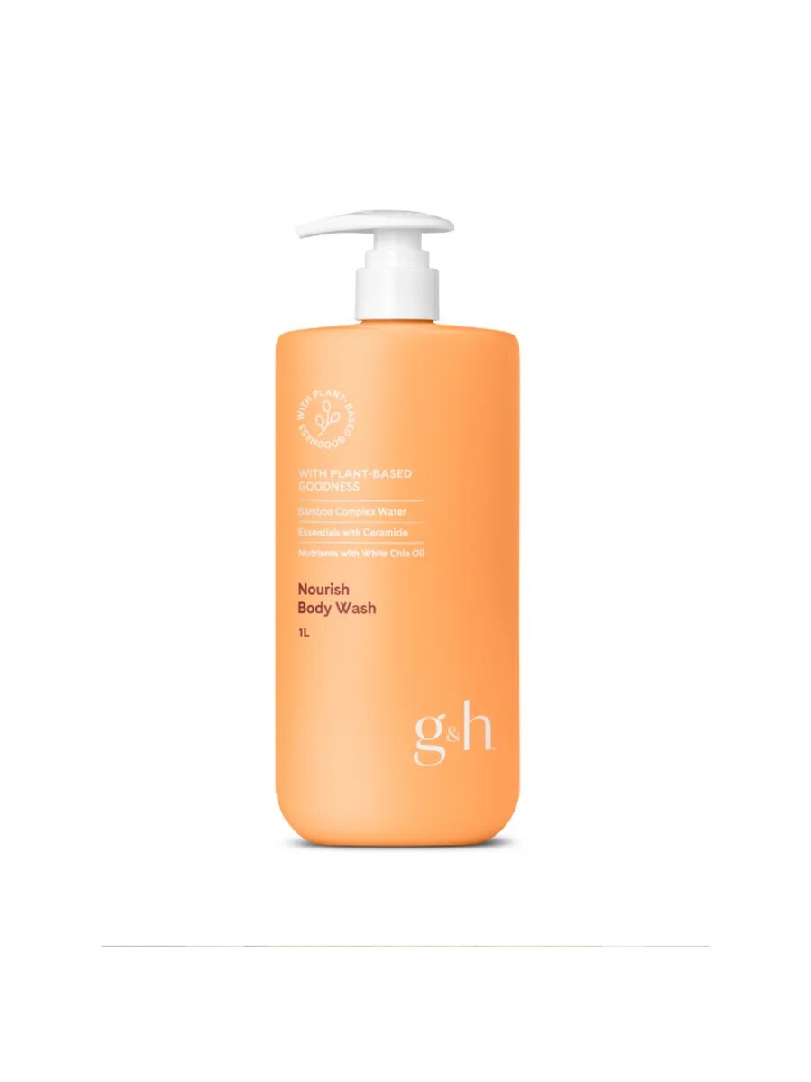Гель для душа G&H, увлажняющий, для тела, 100% натуральный, 1 литр