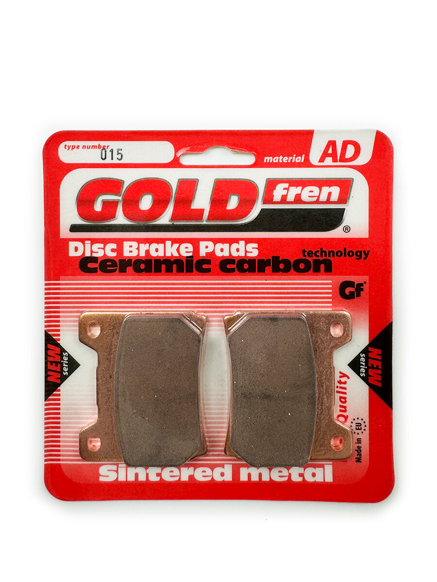 Колодки тормозные GOLDfren 015 AD кросс TRW MCB530, SBS 555, EBC FA 88, Ferodo FDB 337 R оригинал