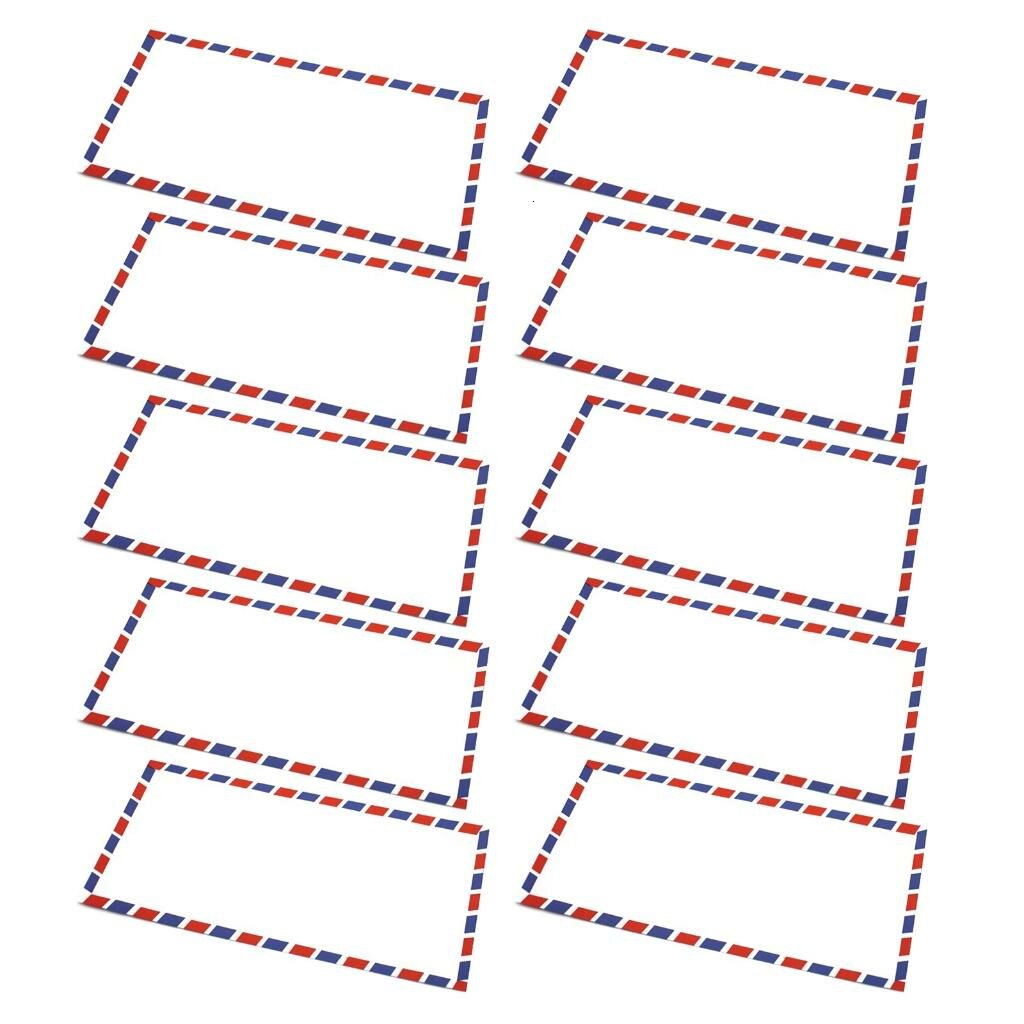 Конверты авиапочтовые 115×225 мм, 10