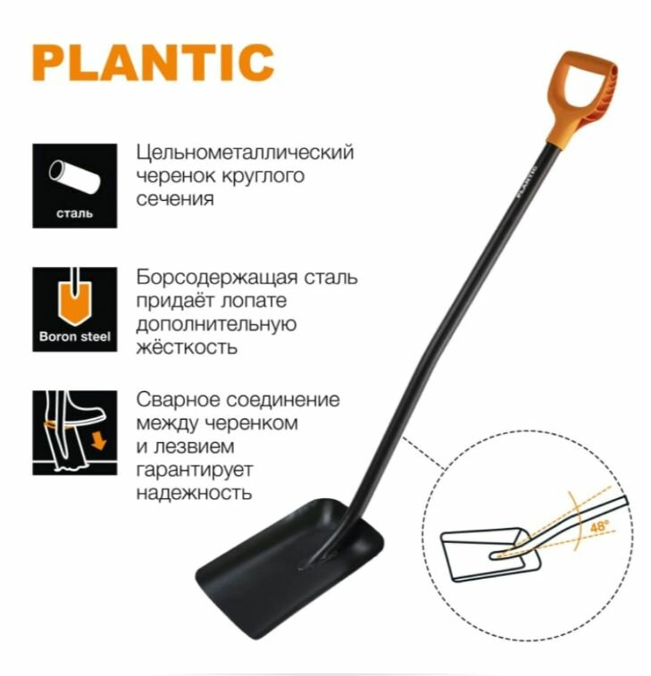 Лопата совковая PLANTIC