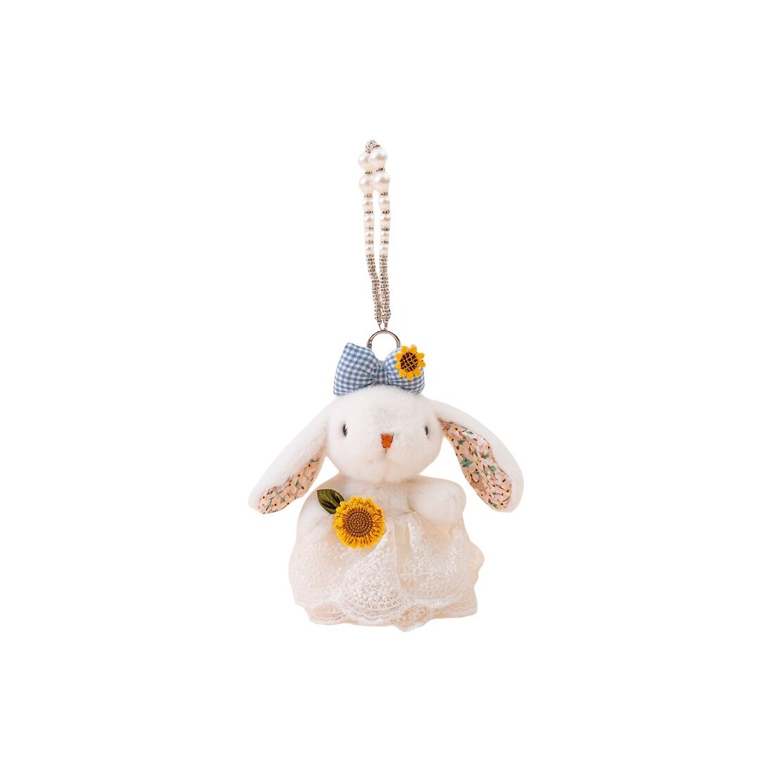 Плюшевые брелоки унисекс GONGZHULIANREN Layla Rabbit, 15 см, Sunward Skirt
