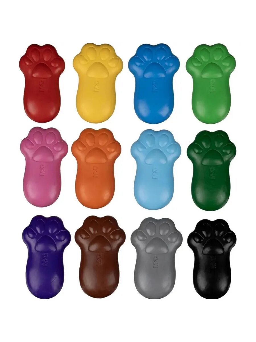 Яркие фигурные восковые мелки для творчества