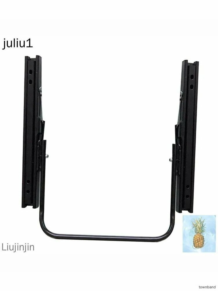 Набор салазок для автомобильного сиденья с двойной блокировкой, регулируемый механизм перемещения, комплект для крепления гоночного кресла, черный