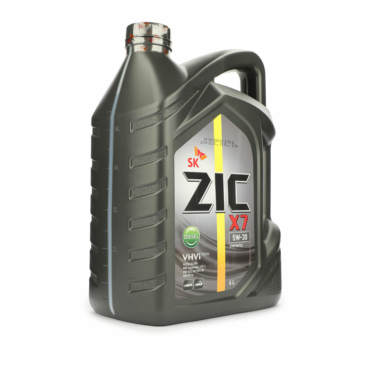 Масло Моторное Zic X7 Diesel 5W-30, 6Л, Синт, Sl/Cf; A3/B3, A3/B4; 502.00/505.00; Mb 229.3, 229.5; Rn 0700/0710; Opel Gm-Ll-A-025(Zic 172610)