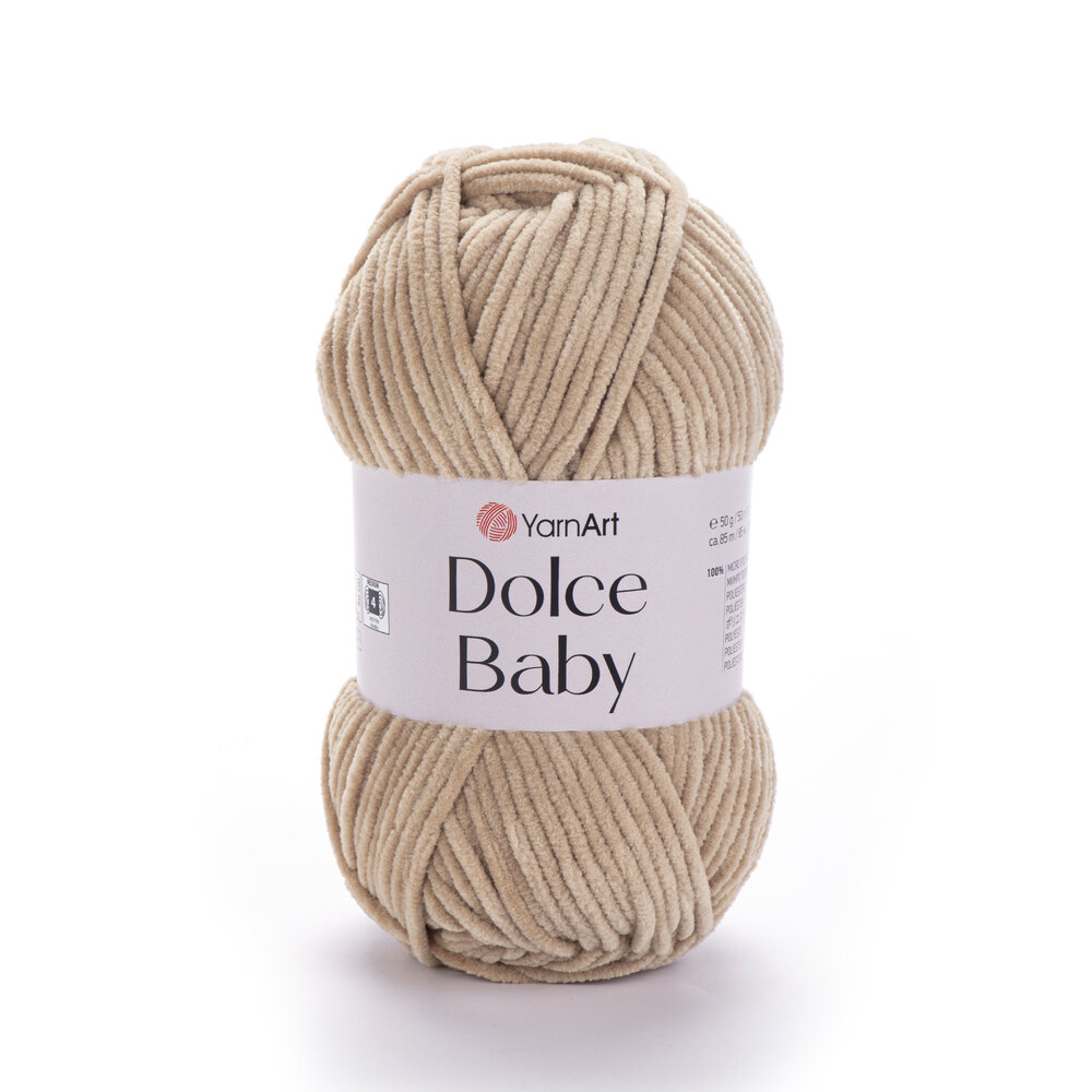 Пряжа для вязания YarnArt Dolce baby 747 бежевый 50 гр/85 м 100% микрополиэстер