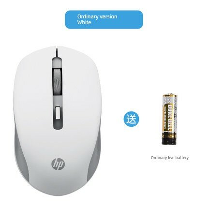 HP Беспроводная Тихая Мышь для Ноутбука, Офиса и Игр - Белый
