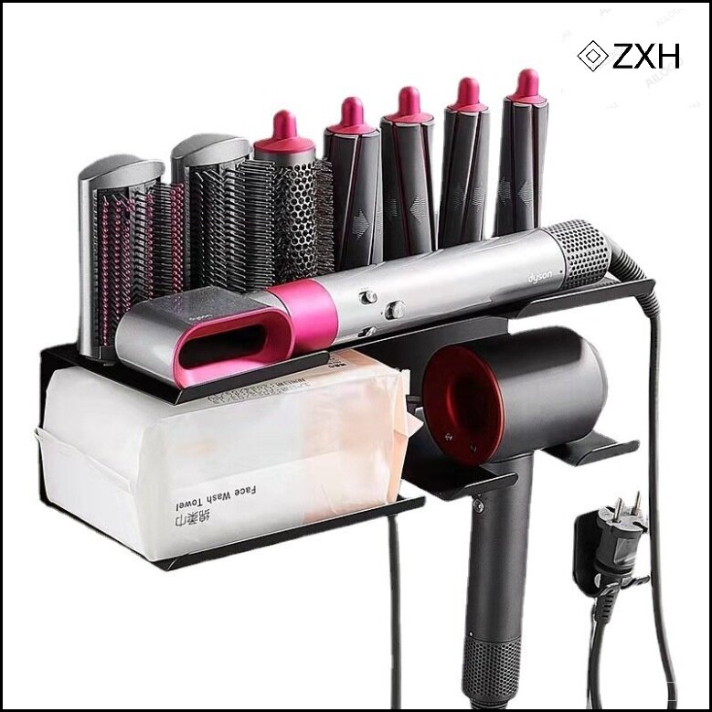 Настенный держатель для фена и стайлера Dyson Белый