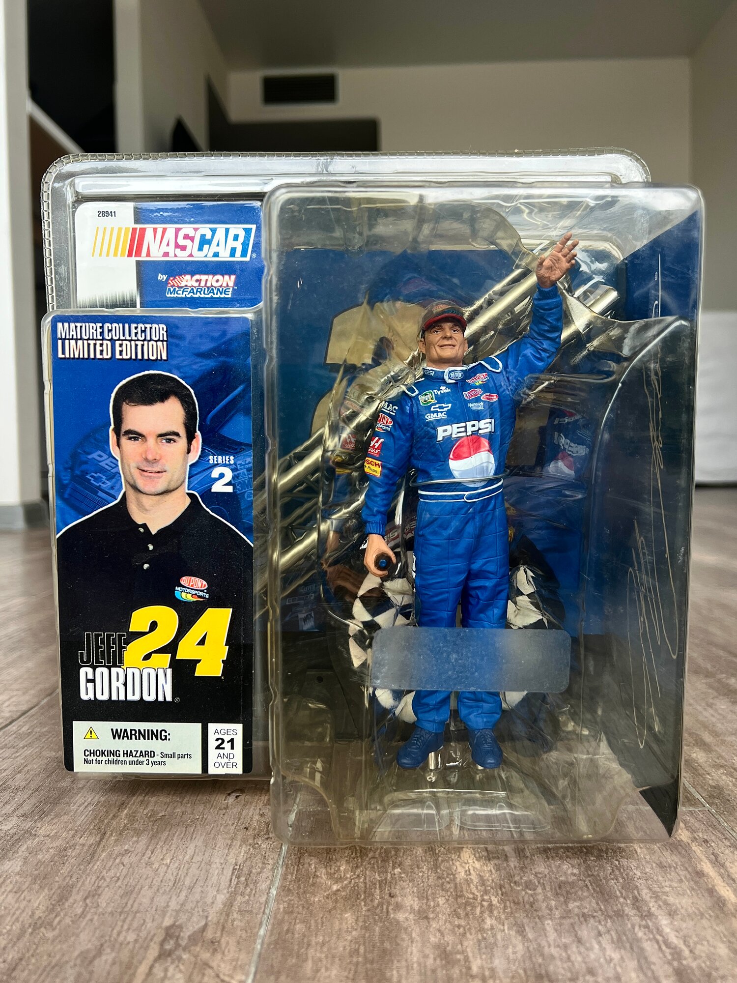 Фигурка Nascar Jeff Gordon McFarlane Toys Гонщик Наскар Джефф Гордон Автогонщик