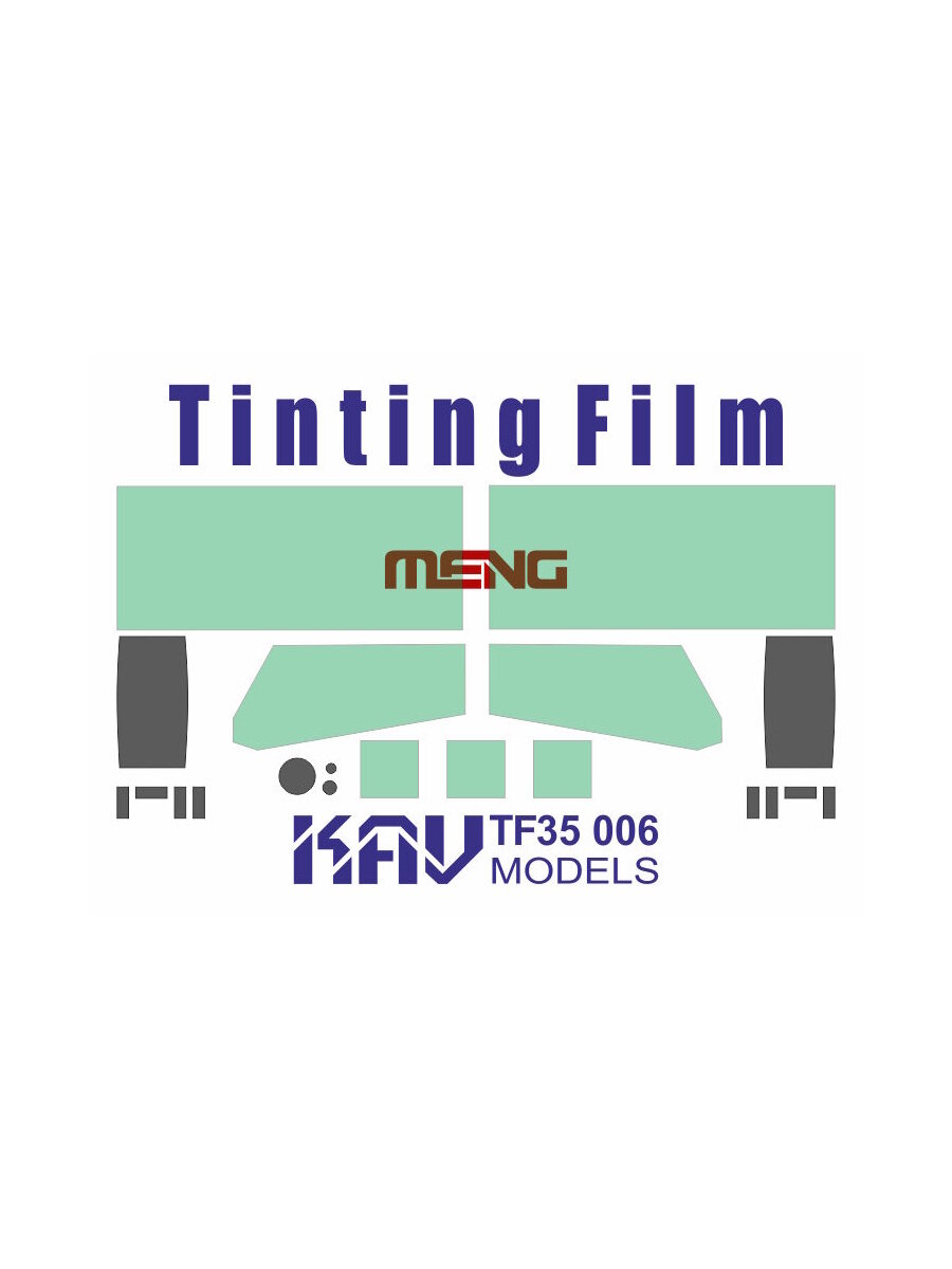 Тонировочная пленка на Тайфун ВДВ К-4386 (Meng) 1:35 KAV TF35 006
