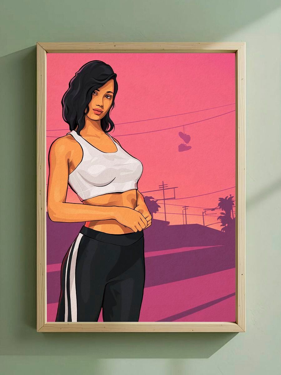 Постер, плакат на стену GTA San Andreas (А3)