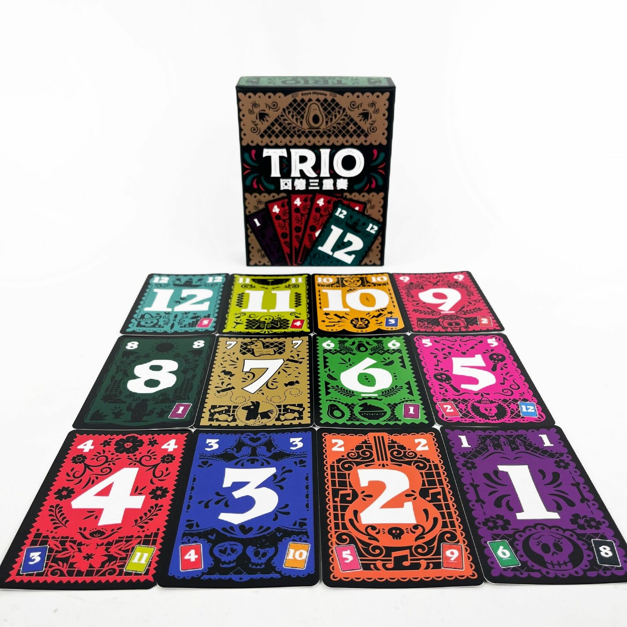 Настольная игра для вечеринок: Трио Воспоминаний (Цифры NANA777) - Большие карты