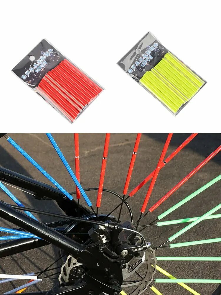 1-2 упаковки светоотражающих наклеек на спицы велосипеда