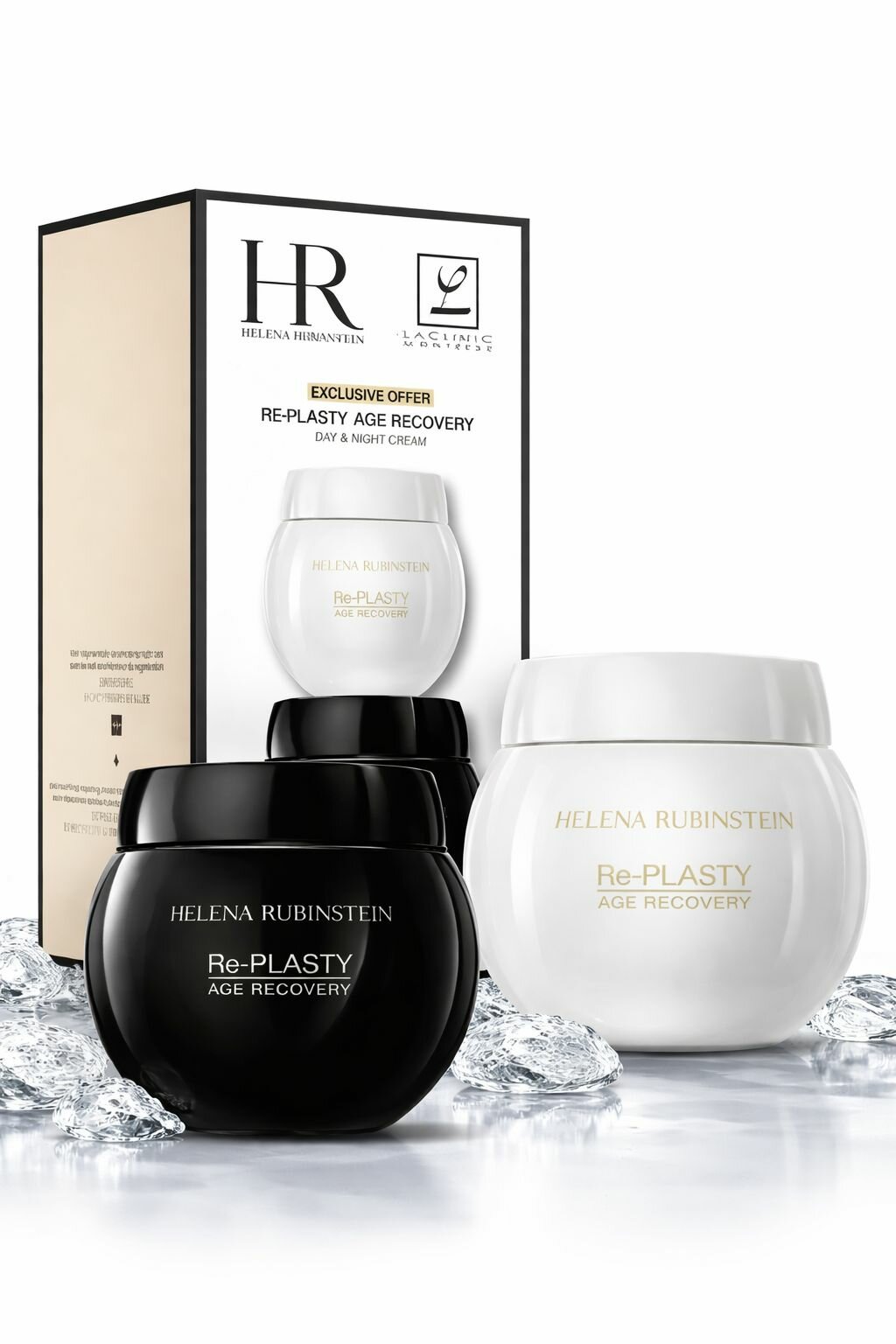 Набор кремов для лица дневной и ночной крем Helena Rubinstein Re-Plasty Age Recovery Day Cream+Night Cream 2х50мл