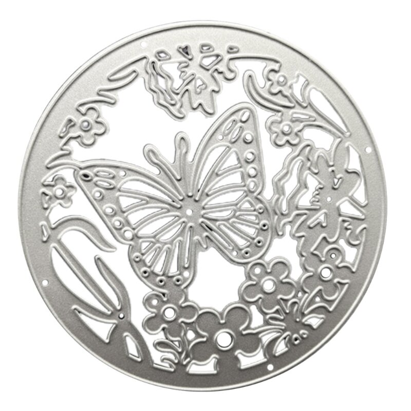 Flower for Butterfly Metal Cutting Dies Stencil DIY Scrapbooking Album Paper Card Template Mold Embossing Craft