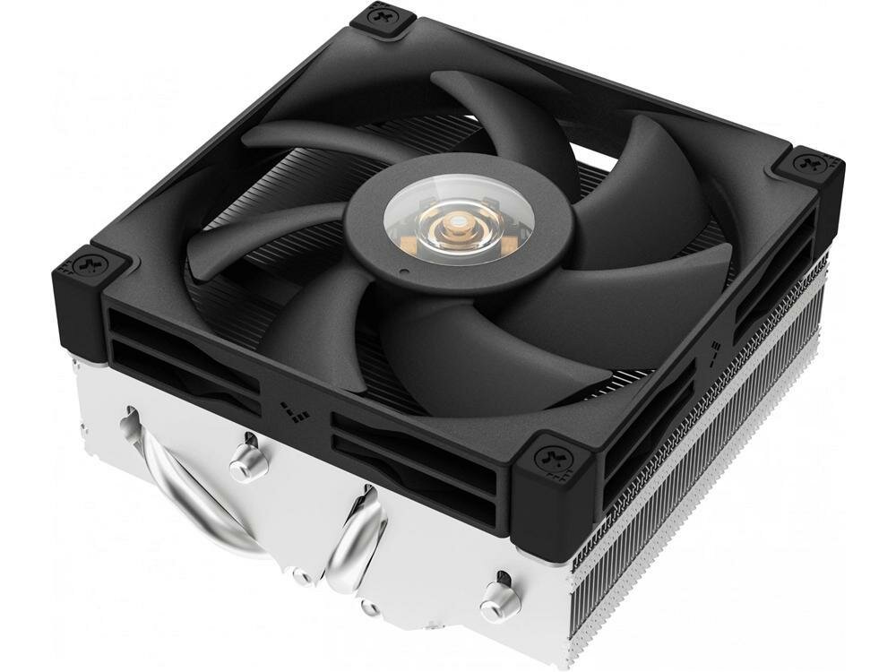 Кулер для процессора Deepcool AN400 Soc-AM5/AM4/1151/1200/1700 черный 4-pin 23.2dB Al 150W 431.4gr Ret (R-AN400-BKNNMN-G)