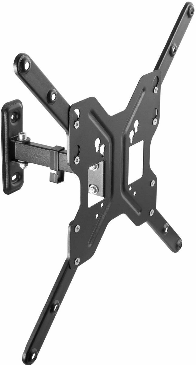 Кронштейн для телевизора Ultramounts UM 902 черный 23-55 макс.30кг настенный поворотно-выдвижной и наклонный