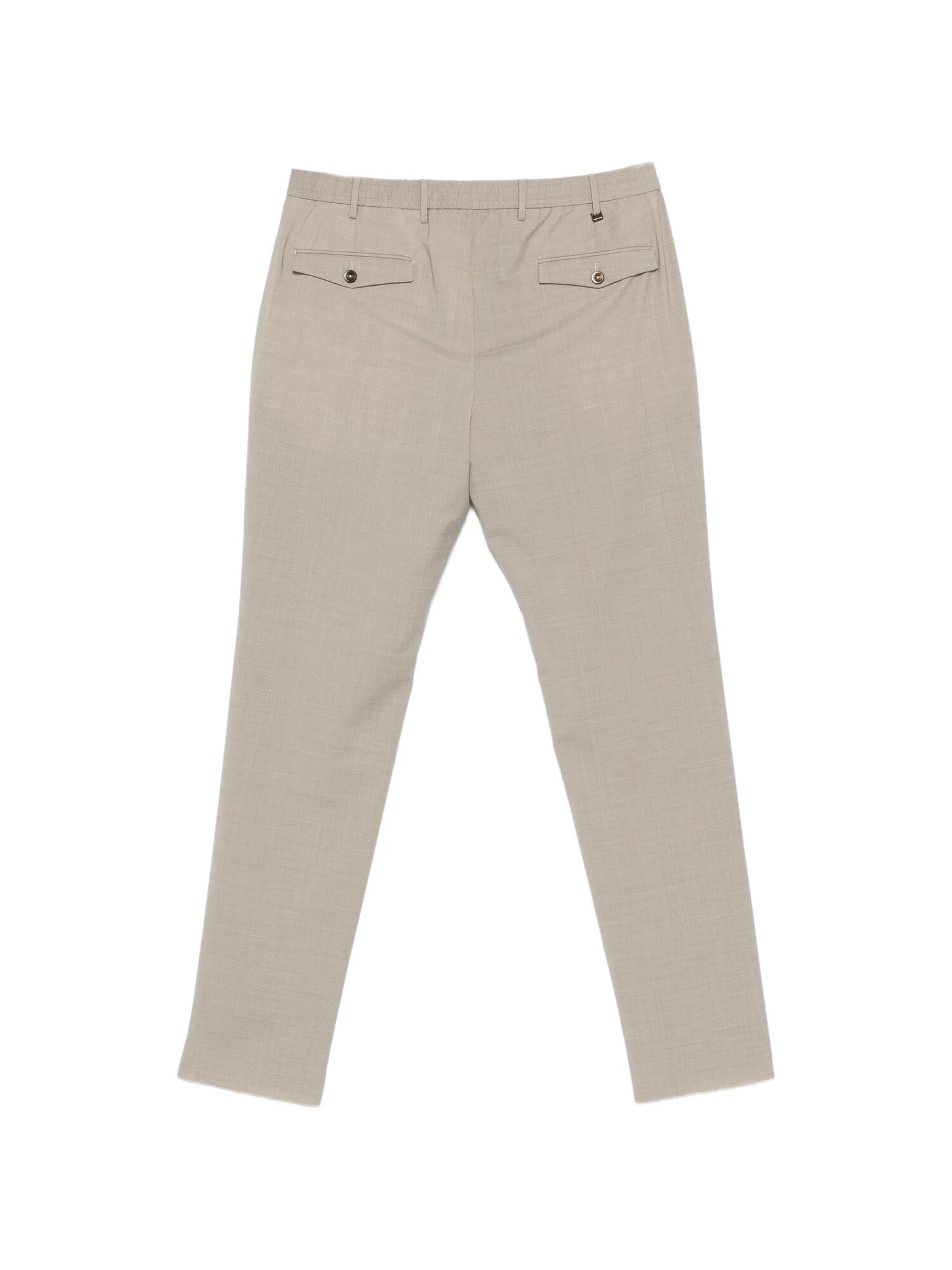 Брюки PT Torino Zip-fastening belt-loop trousers, размер 48, разноцветный — фото 1