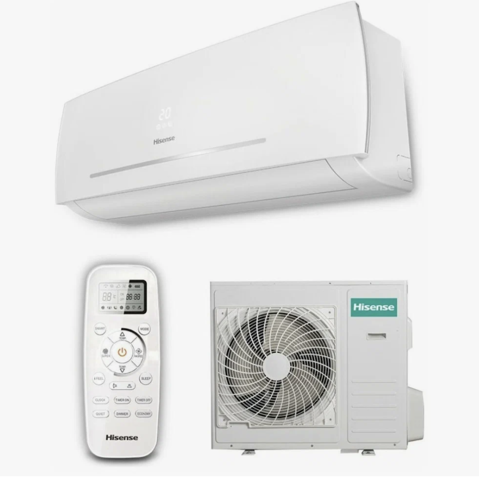 Сплит-система Hisense Neo Classic A AS-09HR4RYDDC00 настенная, до 23м2, 9000 BTU (комплект из 2-х коробок)