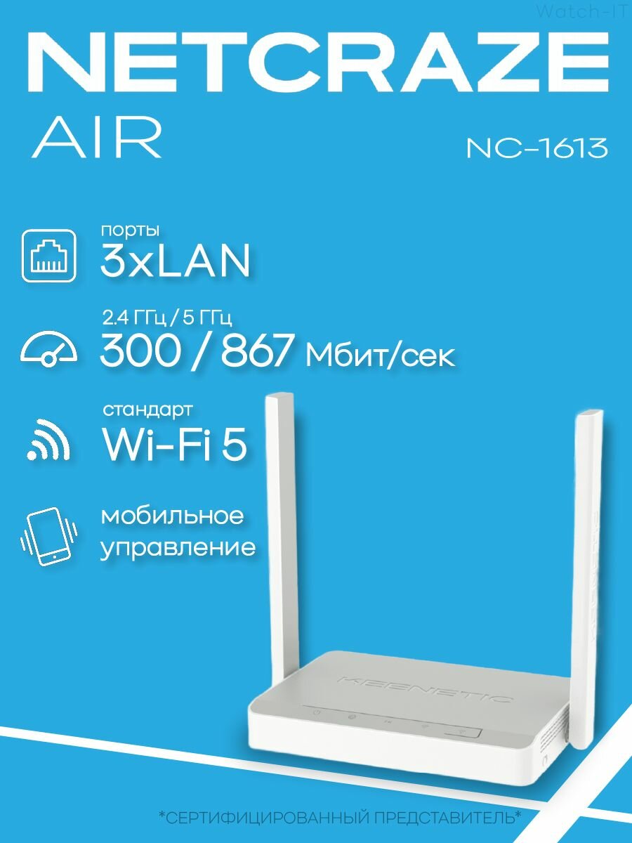 Роутер Wi-Fi NETCRAZE Air NC-1613