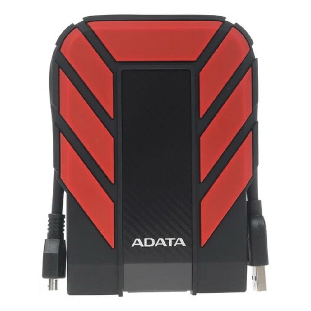 AData Внешний жесткий диск HDD A-Data Portable HDD 1Tb HD710 AHD710P-1TU31-CRD Черный, красный