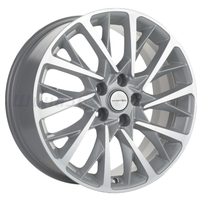 Литой колесный диск Khomen Wheels KHW1804 (Kodiaq/Tiguan) 7,5x18/5x112 ET43 D57,1 F-Silver-FP