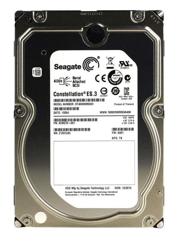 Жесткий диск Seagate 9ZM270 4Tb SAS 3,5" HDD