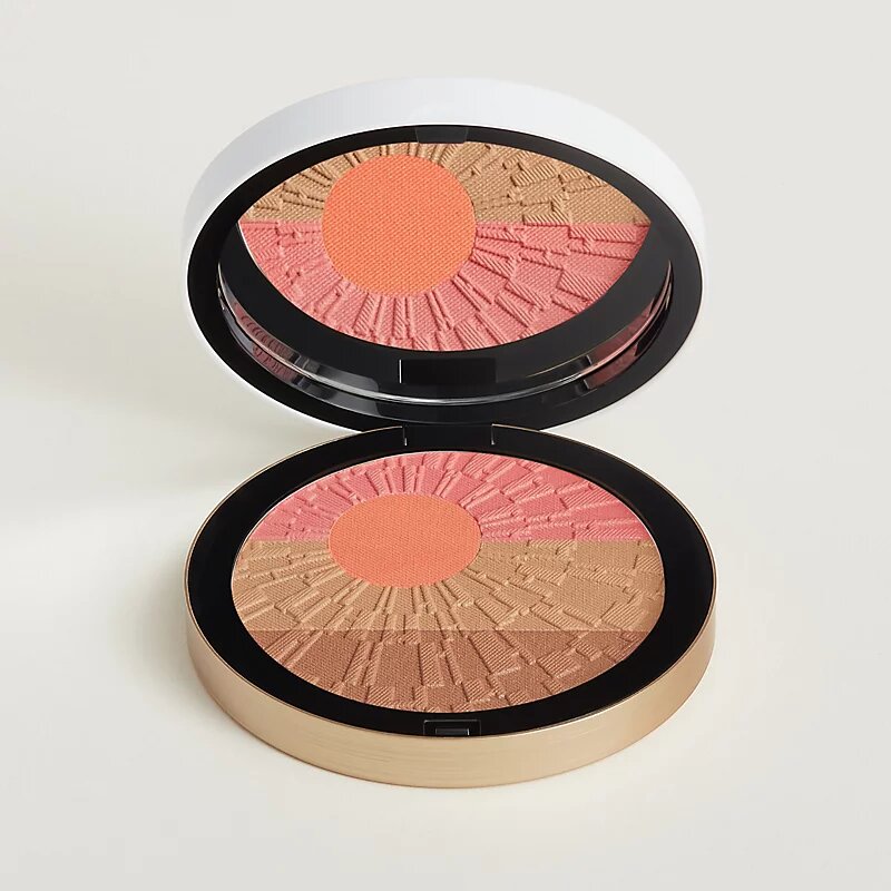 Палетка HERMÈS Sun-kissed Healthy Glow Powder | Limited | Сияние Заката| Тон 00 Soleil d'Hermès
