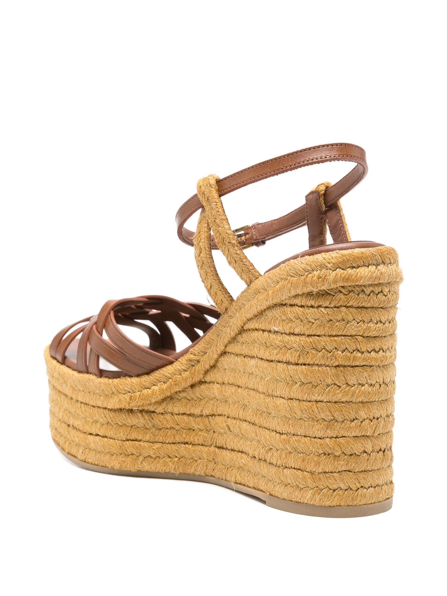 Босоножки Valentino Leather sandals, размер 40, коричневый — фото 1
