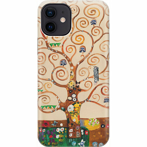 Силиконовый чехол на Apple iPhone 12 / 12 Pro / Эпл Айфон 12 / 12 Про с рисунком "Климт"