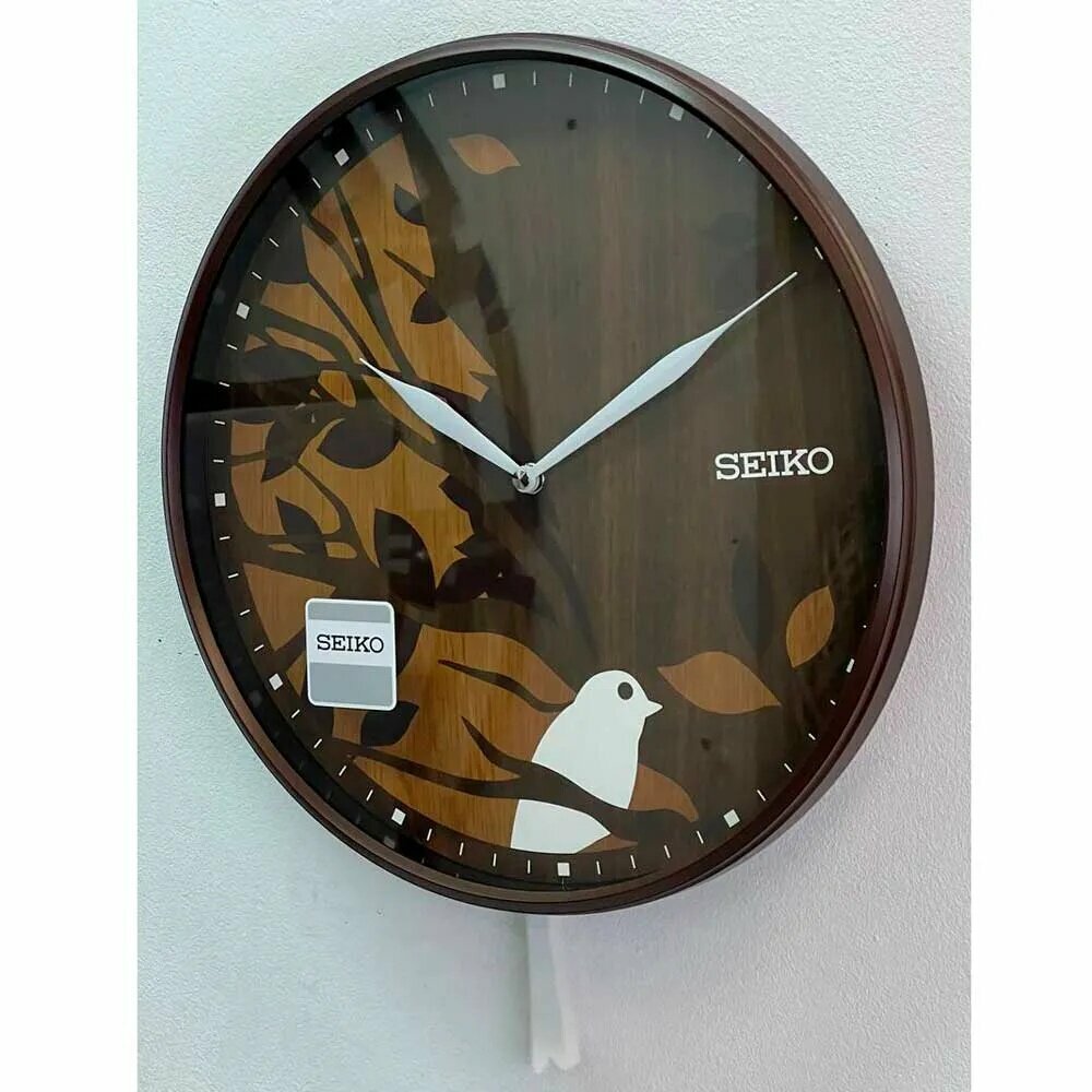 Seiko Настенные часы "33см, Японский механизм Для дома, кухни с маятником", 33 см х 33 см