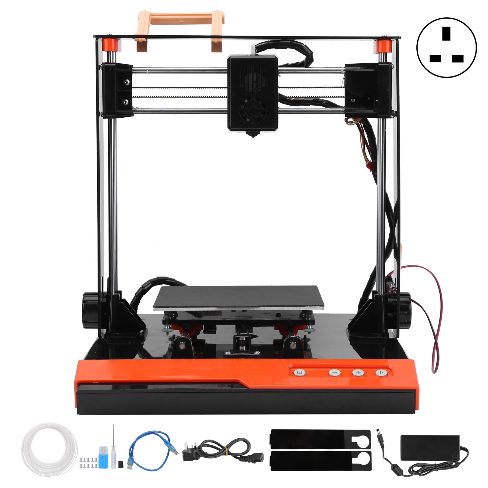 3D-принтер, портативный, малошумный, высокая точность, DIY