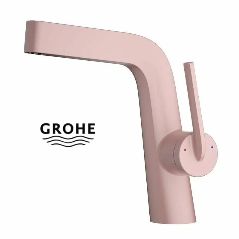 Смеситель для горячей и холодной воды GROHE европейского типа, полностью медный, для ванной комнаты, раковины, душа, GY26118