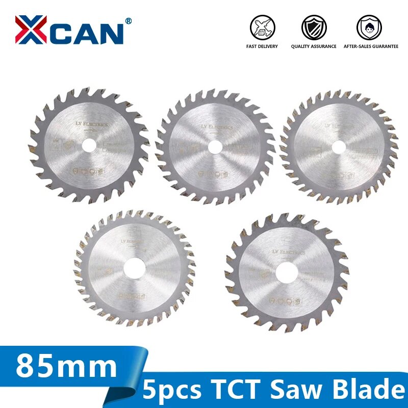 Диски для циркулярной пилы XCAN 85x10 мм, 36T, 5 шт.