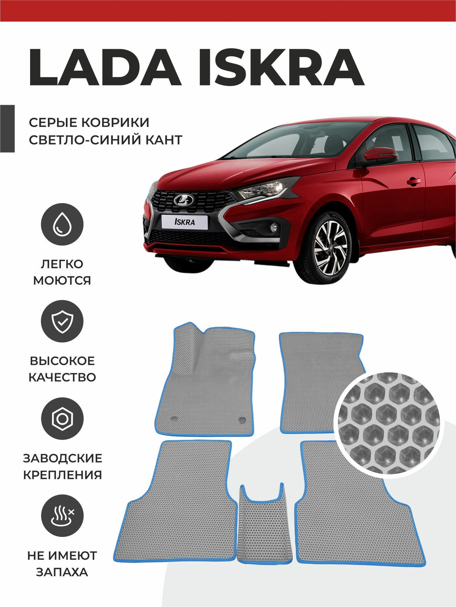EVA коврики в машину Lada Iskra (Лада Искра) 2025