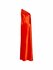 Платье DELOS Nova one-shoulder silk dress, размер 44, оранжевый
