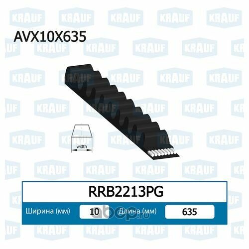 Ремень клиновой Krauf RRB2213PG