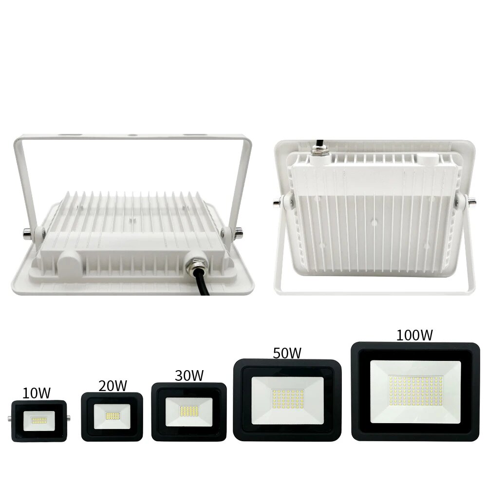 Уличный прожектор MIHEAL 100W, белый, 3000k