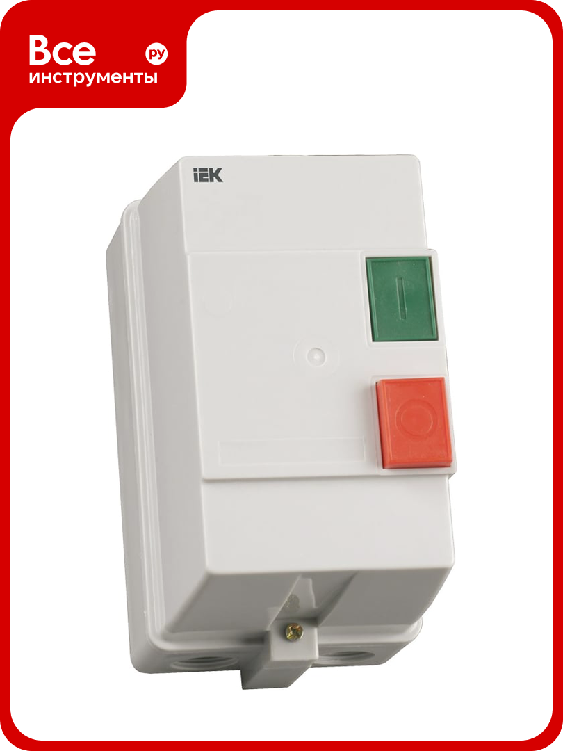 Контактор IEK КМИ-23260, 32А, 380В/АС3, IP54, ИЭК, KKM26-032-380-00