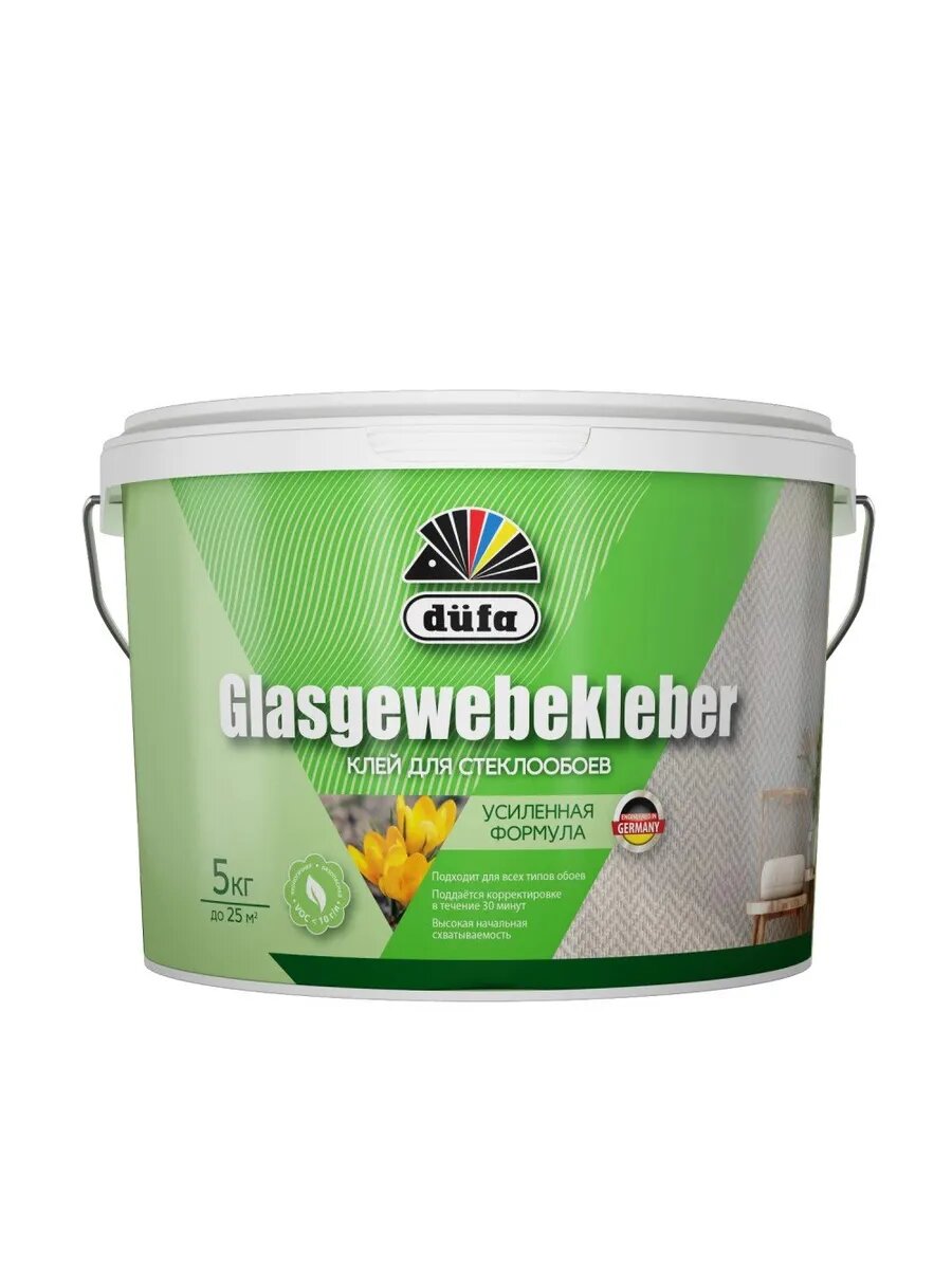 Клей для стеклообоев dufa Glasgewebekleber 5 кг