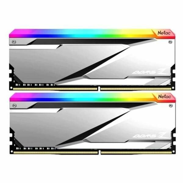 Оперативная память NETAC Z RGB DDR5-6600 32GB (16GB x 2) C34 Silver