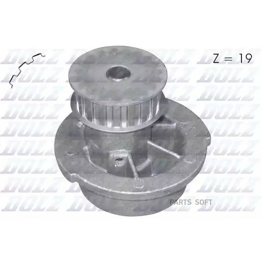 Помпа водяная DOLZ O105 OP Astra Van 1.3 Petrol (13S) 89-;