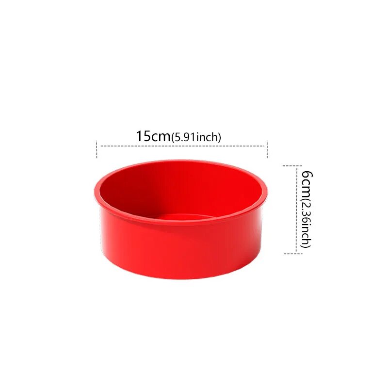 Круглая форма для выпечки 15x6 см (5.91x2.36 дюймов)