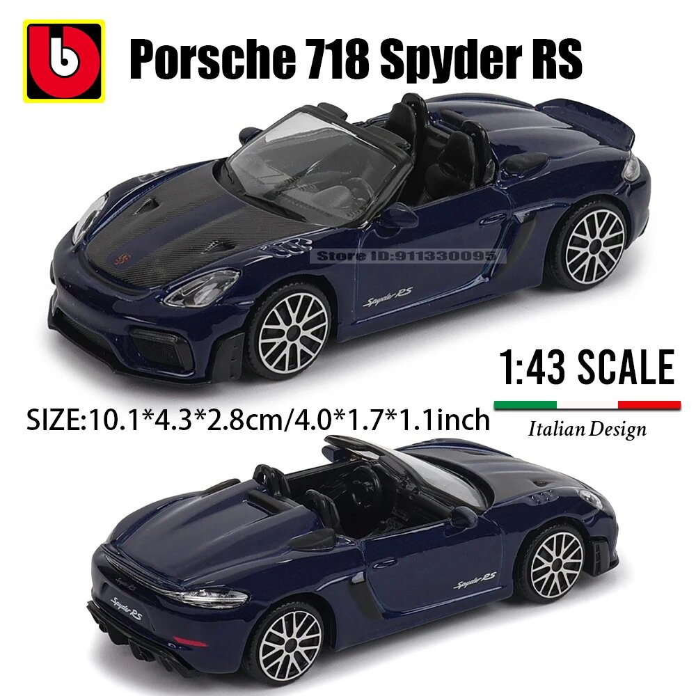 Модель Porsche 718 Spyder RS 1:43 Bburago