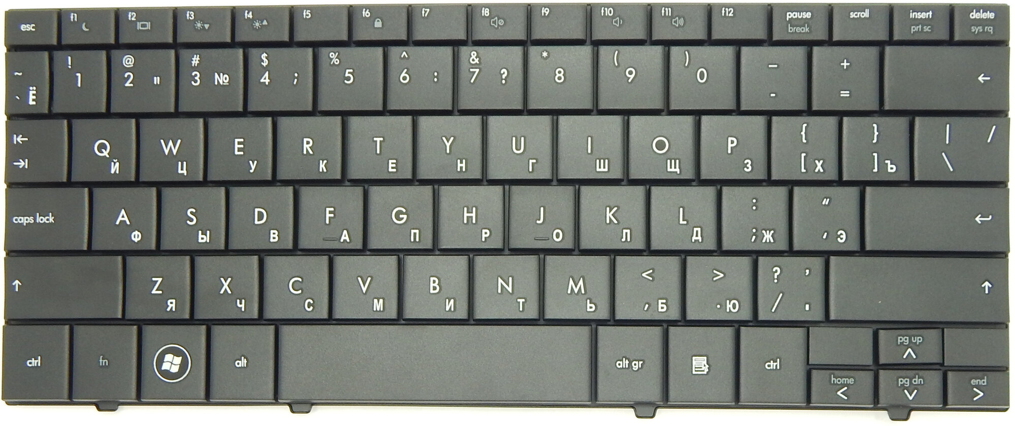 Клавиатура для HP Mini 1000 1100 Черная p/n: 496688-001, 504611-001, 6037B0035501, MP08C13US-930
