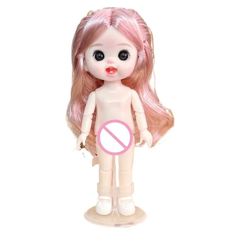 Кукла Aitoyya 16 см, Pink Smile A, пластик